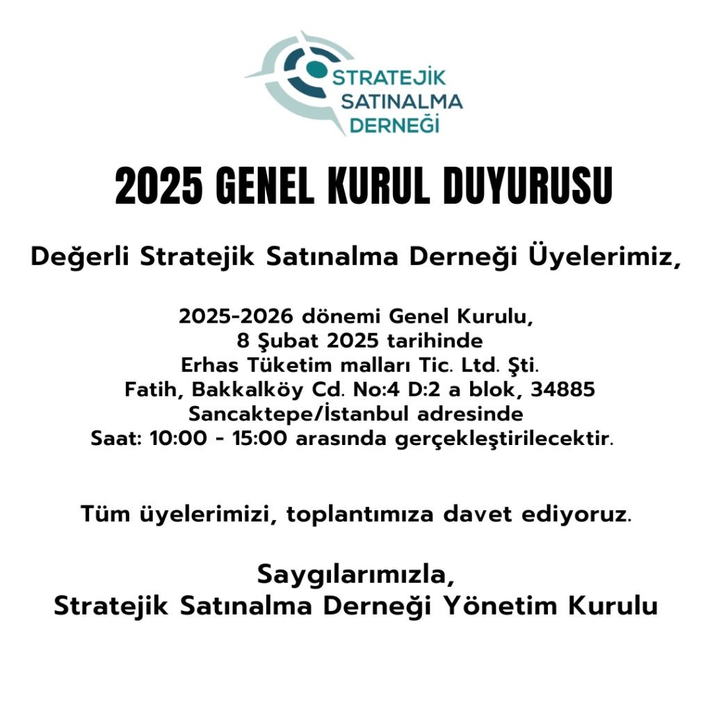 2025 Genel Kurul Duyurusu | SSDER